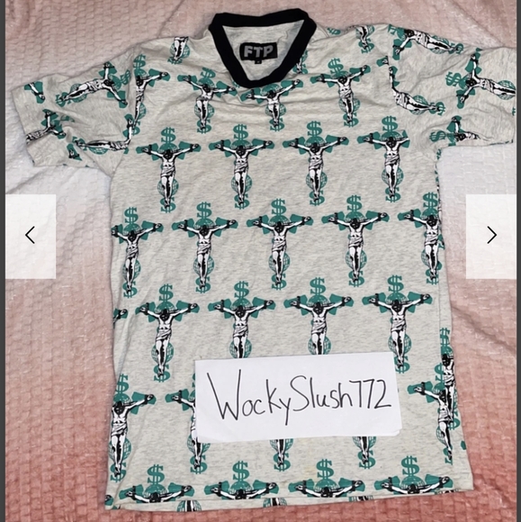 FTP | Shirts | Rare Ftp All Over Crucifix Tee Shirt | Poshmark
